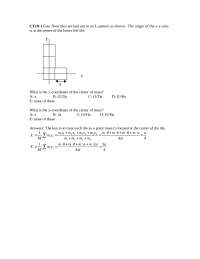 5 Solved Problems on Centre of the Mass - Assignment | PHYS 1110 - Docsity