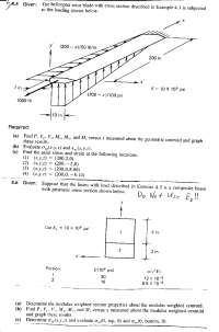 Aerospace Structural Analysis I - Assignment 17 | AERO 304 - Docsity