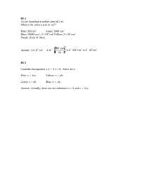 Review Sheet for Exam - General Physics 1 | PHYS 1110 - Docsity