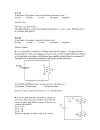 General Physics - Questions with Solution | PHYS 1120 - Docsity