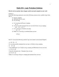 Assignments for Discrete Mathematics (Computer science) Free Online as ...