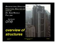 Overview of Structure | Applied Architecture Structures | ARCH 631 - Docsity
