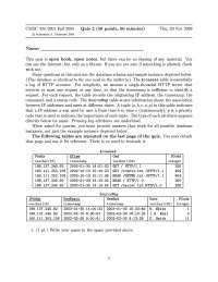 9 Questions on Database Design - Quiz 2 | CMSC 424 - Docsity