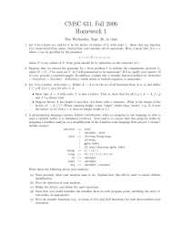 Assignment 1 for Programming Analysis and Understanding | CMSC 631 - Docsity