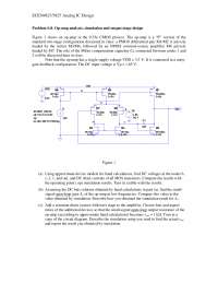OP-Amp Analysis. Simulation and Output-Stage Design | ECEN 4827 - Docsity