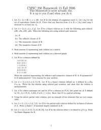 8 Unsolved Questions on Discrete Structures | CMSC 250 - Docsity