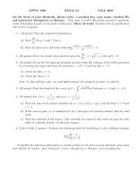 Practice Examination 1 Problems - Calculus II for Engineers | APPM 1360 ...