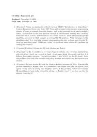 Homework 7 | Introduction to Artificial Intelligence | CS 5804 - Docsity