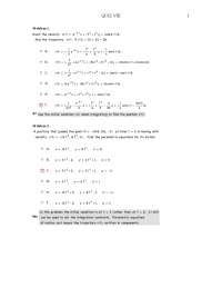 Quiz 8 Solution - Vector Geometry | MATH 1224 - Docsity