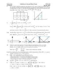5 Solved Problems on Probability with Engineering Applications - Exam | ECE 313 - Docsity