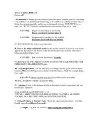 Ki-sentences, Listening and Emphatic Construction - Review Sheet | HAI 1130 - Docsity