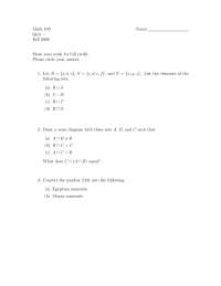 Mathematics for Elementary School Teachers I - Quiz Questions | MATH ...
