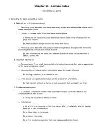 The Basic Competitive Model - Lecture Notes | EC 205 - Docsity