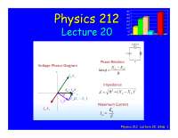 Physics: Electricity and Magnetism - Lecture Slides | PHYS 212 - Docsity