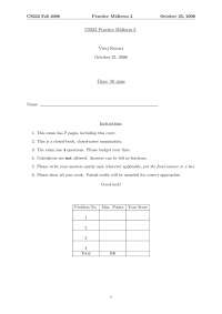 4 Practice Problems on Computer Architecture II - Midterm Exam II | CS 232 - Docsity