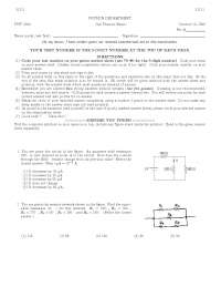 20 Questions in Physics 2 - Final Practice Exam | PHY 2054 - Docsity