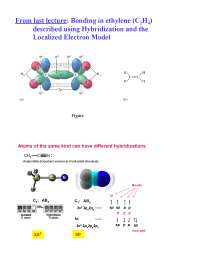 Localized Electron Model - General Chemistry, Notes | CHEM 162 - Docsity