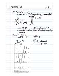 Multiplicity - Organic Chemistry - Class Notes | CHEM 238 - Docsity