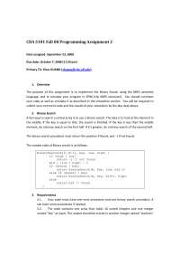 Programming Assignment 2 - Introduction to Computer Organization | CDA ...