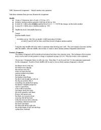 Assignment - Sample Random Story Generator | Engineering Software Technique | EEL 2880 - Docsity