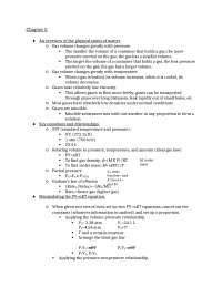 Review Sheet for General Chemistry I | CHEM 131 - Docsity