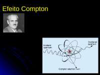 Efeito Compton - Trabalho de Ótica e Física Moderna - Docsity
