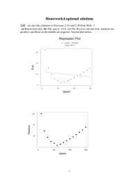 Homework 4 Optional Solutions | Introduction to Statistical Analysis | STAT 245 - Docsity