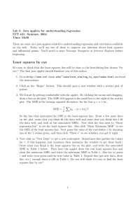 Lab 5: Java Applets for Understanding Regression - Statistics I | STT ...