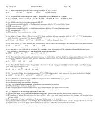 Assignment 10 with Answer Key for Introductory Physics I | PHY 231 ...