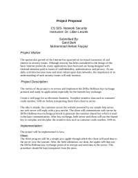 Project Proposal for Network Security | CS 5950 - Docsity