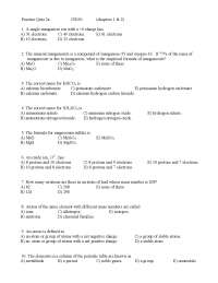 General Chemistry - Practice Quiz 2 Questions | CH 101 | Quizzes ...