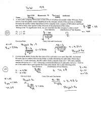 Homework 14 Questions on Elements of Statistics with Solutions | STAT ...