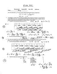 Homework 6 Questions with Solutions - Elements of Statistics I | STAT ...