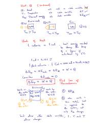 Handwritten Notes on Heat, Temperature, Thermal Energy | PHYS 3101 ...