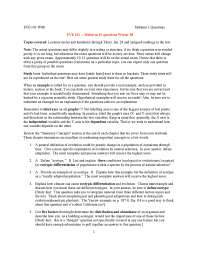 Midterm Exam 1 Review Questions - Introduction to Ecology | EVE 101 ...