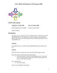Introduction to Geographic Information Systems - Experiment 5 | IS 645 ...