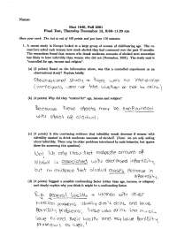 Solutions to Final Exam - Introduction to Statistics | STAT 1040 - Docsity