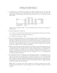 Design of Experiments - Problem Set 5 | STAT 51400 - Docsity