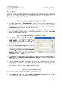 Vector Representation of Area Objects in ArcGIS - Lab | GEOG 473 - Docsity