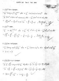 Exam 3 with Solution - Calculus with Analytic Geometry III | MATH 242 ...