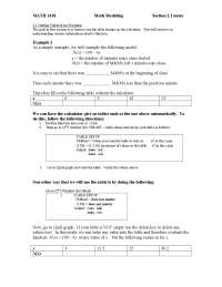 3 Examples on the Renting Canoes in the Math Modeling | MATH 1101 - Docsity