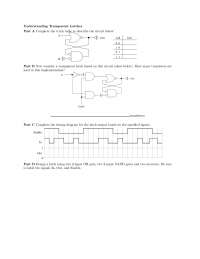 Transparent Latches for Introduction to Computer Engineering | ECE 2030 - Docsity