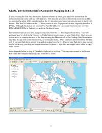 ArcGIS - Introduction Computer Mapping and GIS - Laboratory | GEOG 250 ...