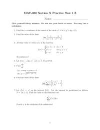 Questions on Intermediate Algebra - Practice Test 2 | MAT 080 - Docsity