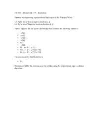 Homework 2 Solutions - Introduction to Artificial Intelligence | CS 3600 - Docsity