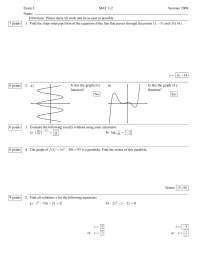 Solutions to Final Exam - Finite Mathematics | MAT 112 - Docsity