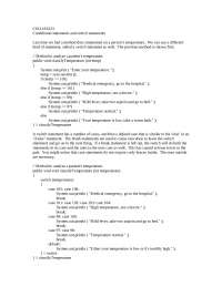 Conditional Statements and Switch Statements - Lab 3 | CS 121 - Docsity