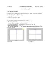 Solutions to Homework 4 - Control Systems Engineering | ECSE 4440 - Docsity
