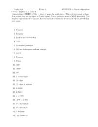Practice Questions with Answers - Contemporary Math Ideas - Exam 3 ...
