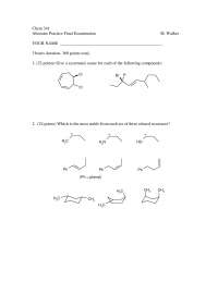 10 Solved Questions on Structural Isomers - Final Examination | CHEM ...